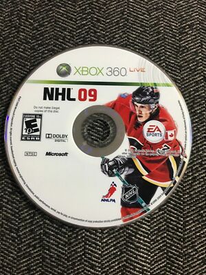 NHL 09 - XBOX 360 - DISC ONLY - FREE S/H (B10) | eBay