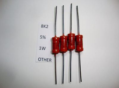 CARBON FILM RESISTOR. 1W 8K2 8.2K 5% *4 PC* NEW+ | eBay