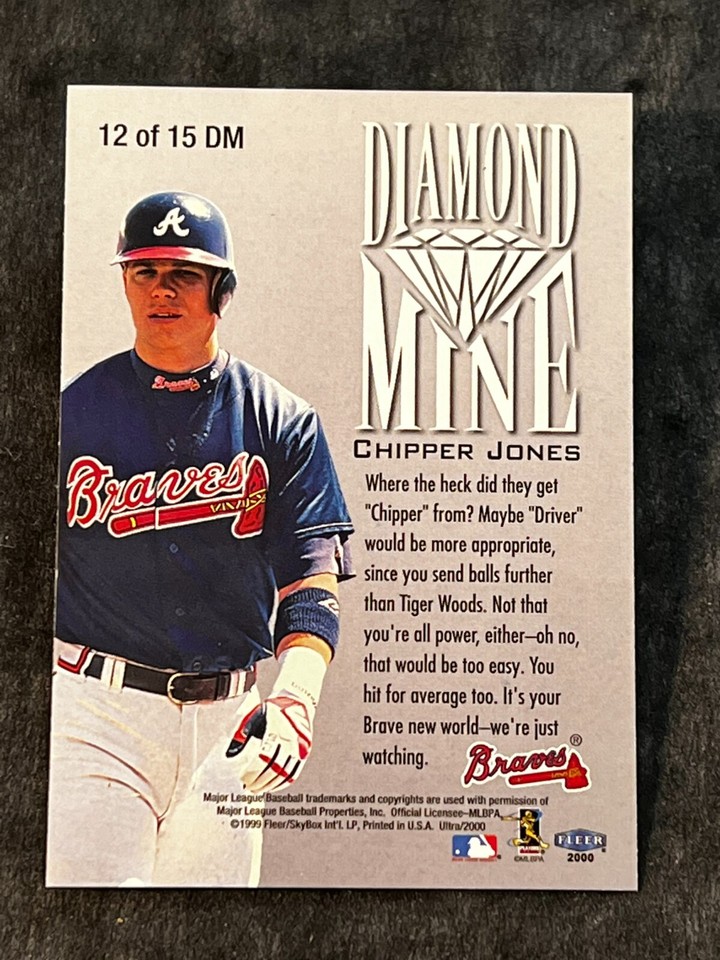 1999 Fleer Ultra DIAMOND MINE Chipper Jones | eBay