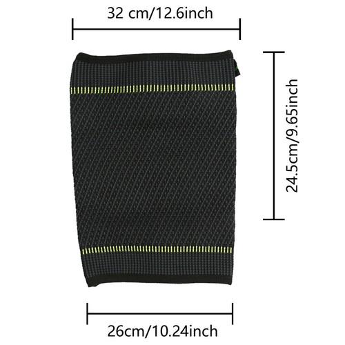 2pcs Non Slip Hamstring Support Thigh Compression Sleeve Brace Men ...