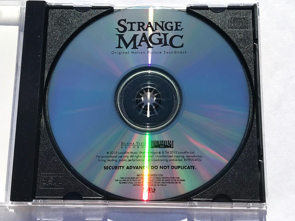 Strange Magic [Soundtrack] (Promo CD, 2015) Advance ☆*NEAR MINT DISC ...