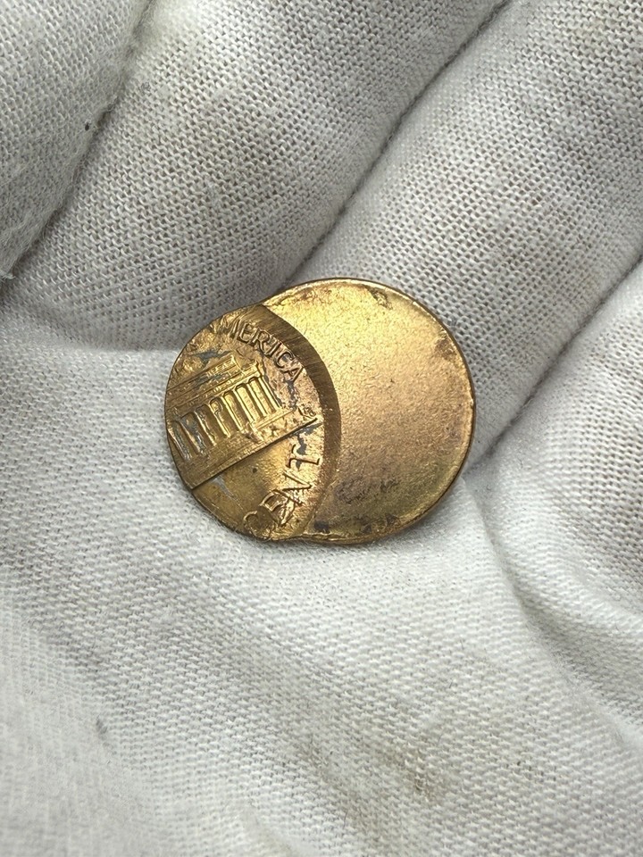 1983 D Lincoln Memorial Cent Penny Bu 70% Off-Center Struck Error N59 ...