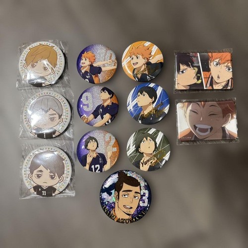 Haikyuu!! Can Badge Set - Hinata Kageyama Miya Twins Kita Asahi ...