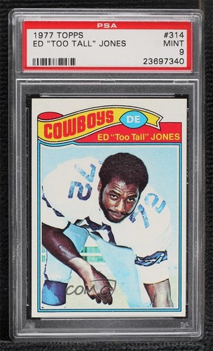 1977 Topps Ed Too Tall Jones #314 PSA 9 MINT 1q7 | eBay