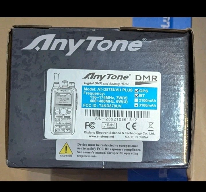 AnyTone AT-D878UVII plus DMR Digital & Analog HT | eBay
