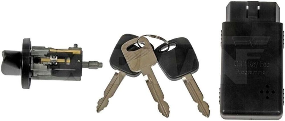 Replacement Ignition Lock Cylinder kit W. Transponder Key & Programming ...