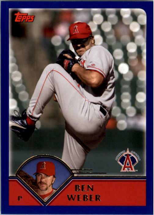 2003 Topps Baseball Pick Complete Your Set #501-721 RC Inserts | eBay