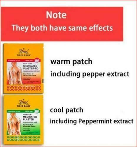 10 Packs Genuine Tiger Balm Pain Relieving Plaster Heat Patch 7x10cm | eBay