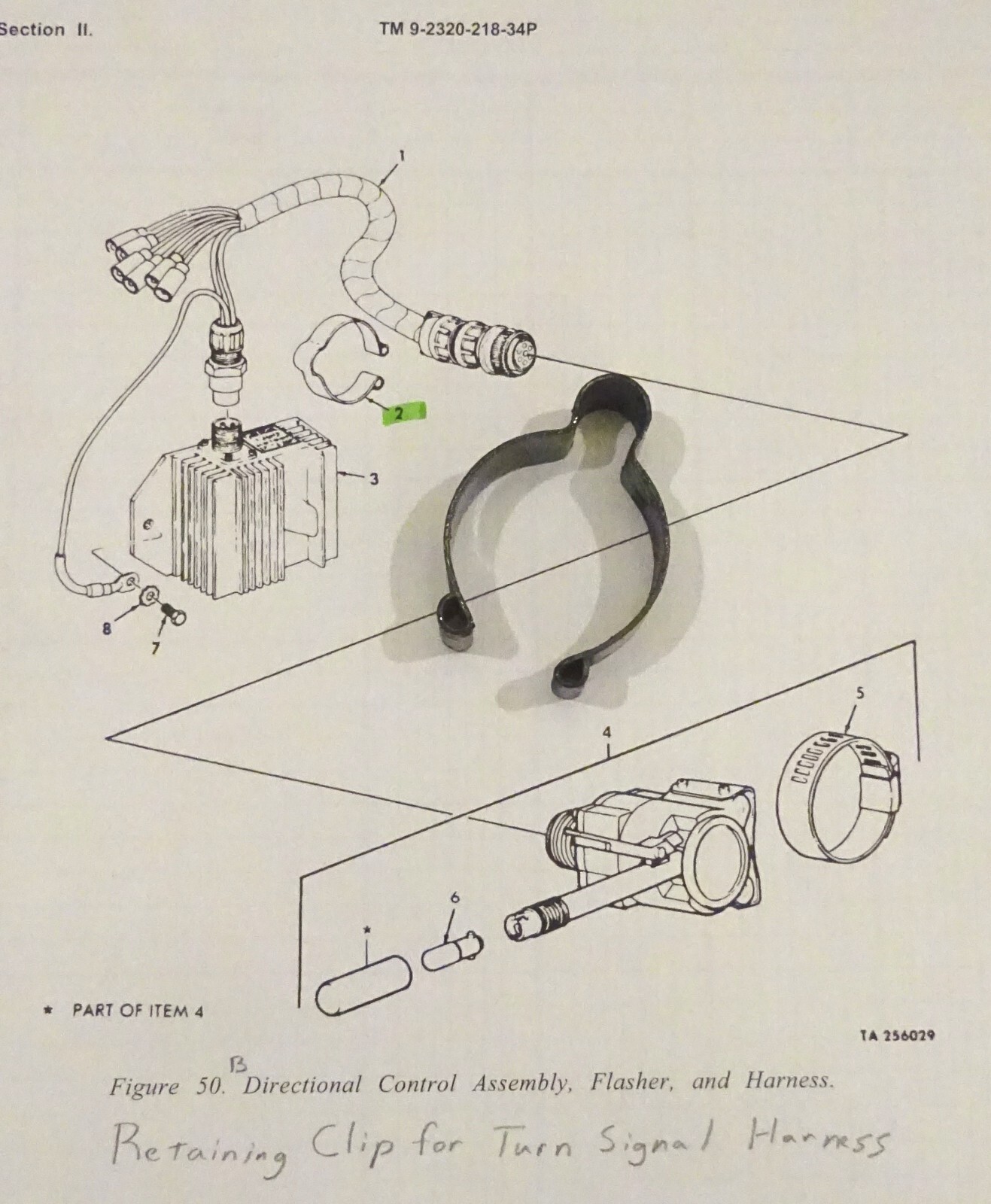 M151 Series M151A1 M151A2 - Turn Signal Harness Retention Clip | eBay