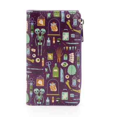 Horror Oddities Wallet Womens Gothic Purple Science Lab Spooky ...