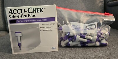 ROCHE ACCU-CHEK SAFE-T-PRO PLUS ADJUSTABLE STERILE XS PT/INR 50/PACK | eBay
