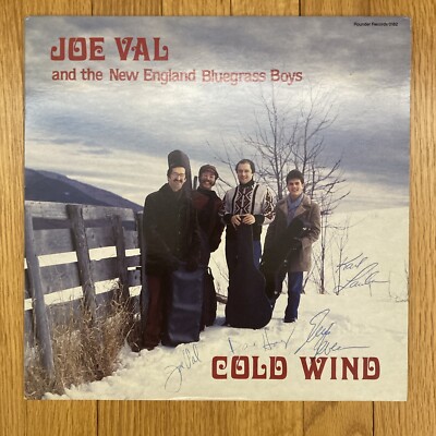 Joe Val & The New England Bluegrass Boys - Cold Wind • Used LP SIGNED ...
