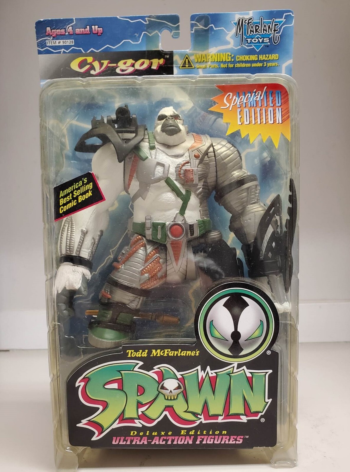 Spawn Cy-gor White Action Figure with Black Armor NEW READ Cygor ...