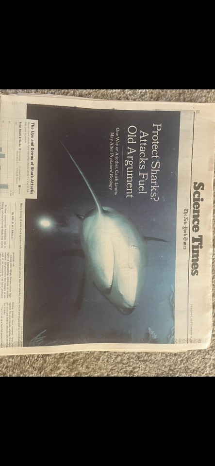 New York Times newspaper September 11, 2001 9/11 New York Times, VERY ...