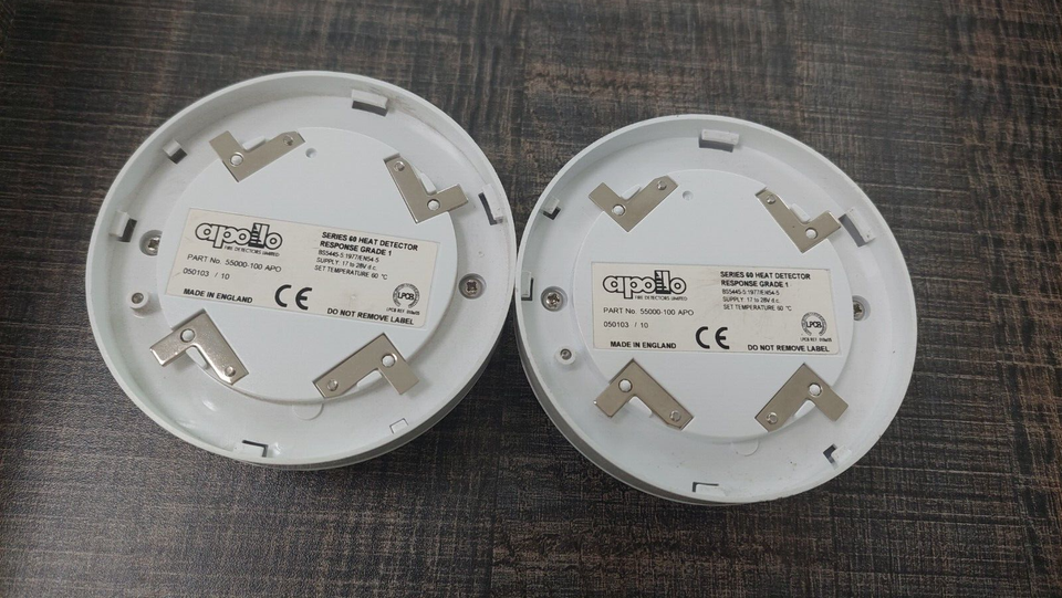 2 pcs APOLLO SERIES 60 HEAT DETECTOR 55000-100 APO 050103 / 10 05010310 ...