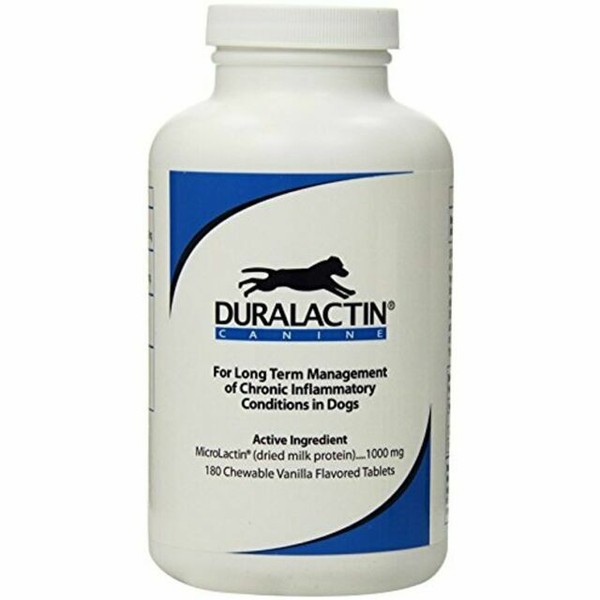 Duralactin 180 Count Chew Tablets 1000mg Vanilla Flavor for sale online ...