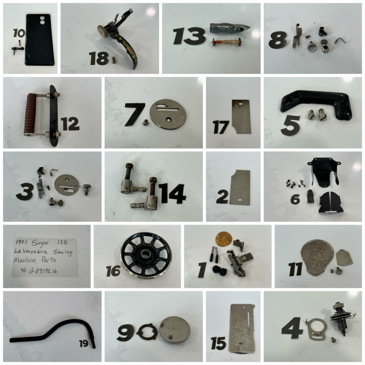 Singer Sewing Machine Parts Selection Of Vintage Singer Sewing Machine