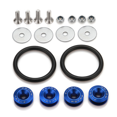 JDM BLUE Car Bumpers Trunk Fender Hatch Lids Quick Release Fasteners ...