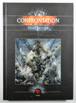 RACKHAM CONFRONTATION 3RD THIRD EDITION SKIRMISH RULES GUIDE HARDCOVER ...
