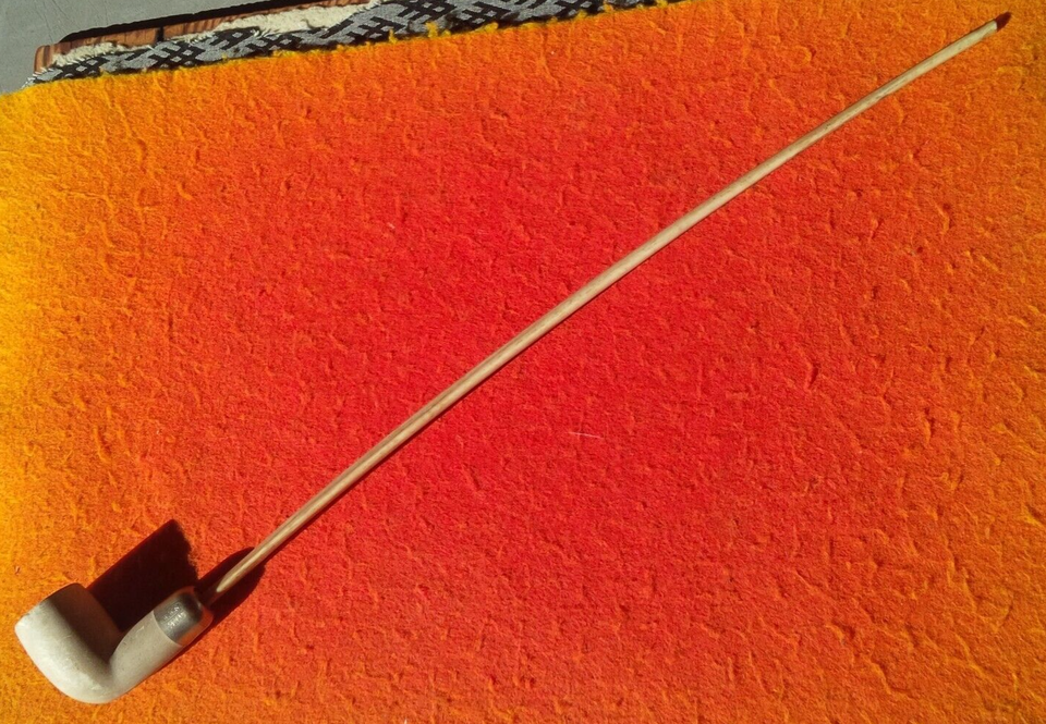 15-3/4" TRADE PIPE ANTIQUE CLAY PIPE KAOLIN CLAY PIPE TAVERN PIPE ...