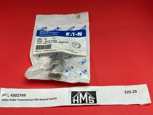 Eaton Fuller Transmission For Neutral Switch FUL 4302749 | United ...