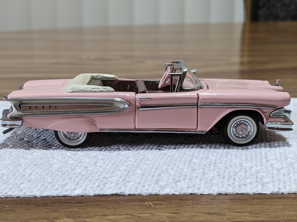 Franklin Mint 1958 Ford Edsel Citation Convertible Die Cast Model Car 1 ...
