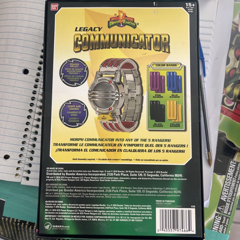 Mighty Morphin Power Rangers Legacy Communicator Brand New Factory ...