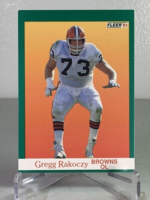 1991 Fleer Gregg Rakoczy #41 Cleveland Browns Football Card | eBay