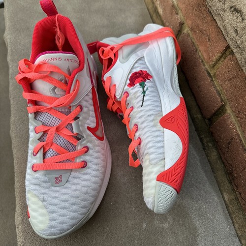 Size 10 Nike Giannis Immortality Rose White Red Pink CZ4099-101 ...