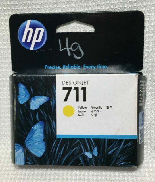 HP 711 29-ml Yellow DesignJet Ink Cartridge (CZ132A) for sale online | eBay