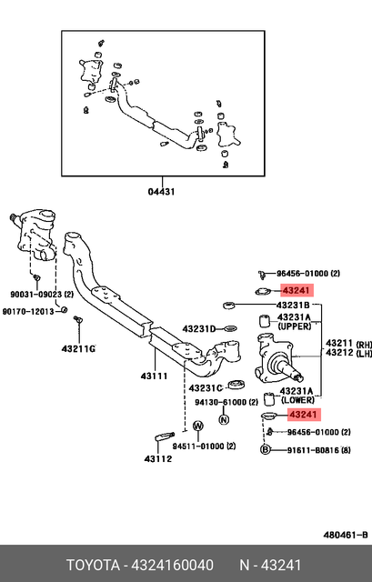 toyota 4324160040 online kaufen | eBay