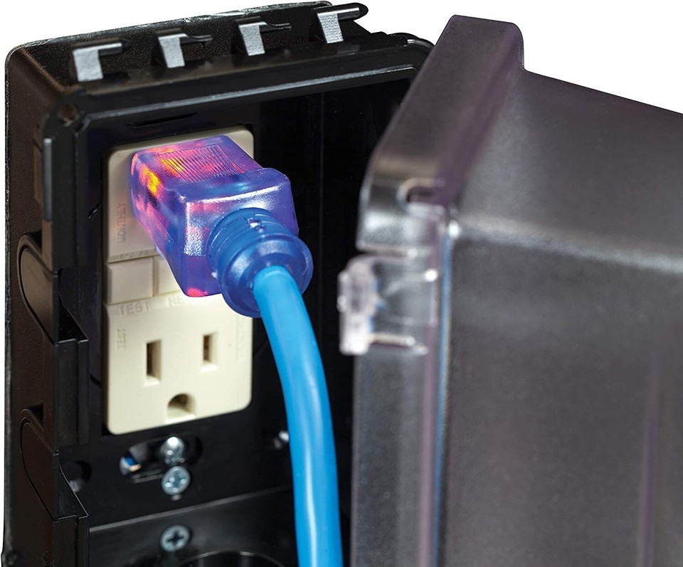 30ft Roof & Gutter Deicing Kit 150W, 2ft 18/3 SJTW Power Cord w/ Power ...