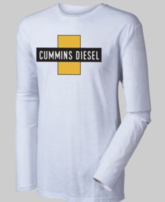 cummins long sleeve t shirt top vintage cross logo shirt dodge diesel ...