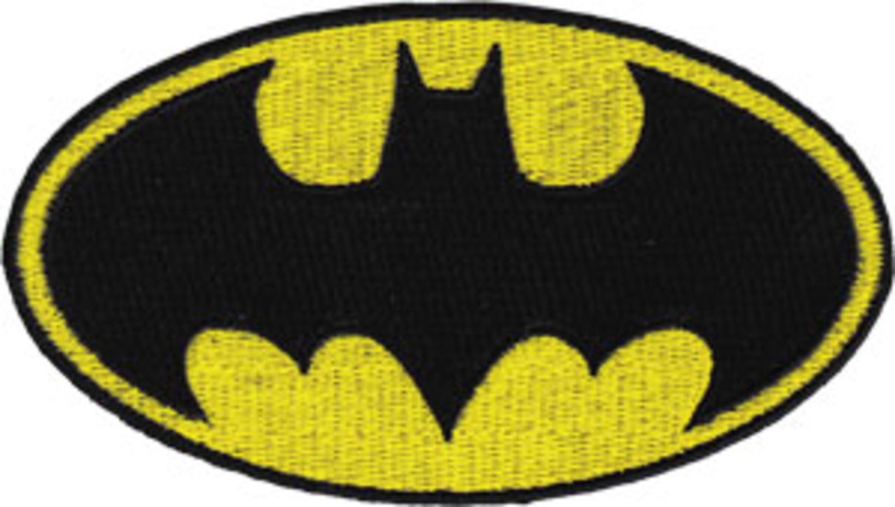 DC COMICS BATMAN LOGO EMBROIDERED JACKET PATCH 6" X 10.5" | eBay
