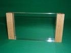 Solid Wood (Oak) and Acrylic 4x6 Picture Frame 1 inch Thick Block | eBay