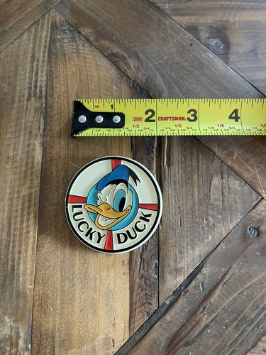 Vintage Walt Disney Donald Duck "Lucky Duck" Pin Monogram Products ...