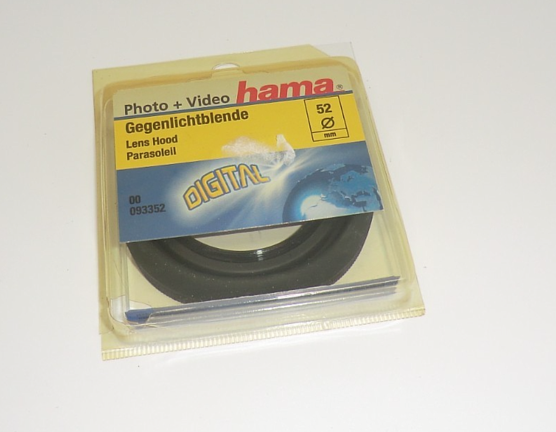 Hama Gummi-Gegenlichtblende digital 93352 M52 Norm-Objekt.45-55mm ...
