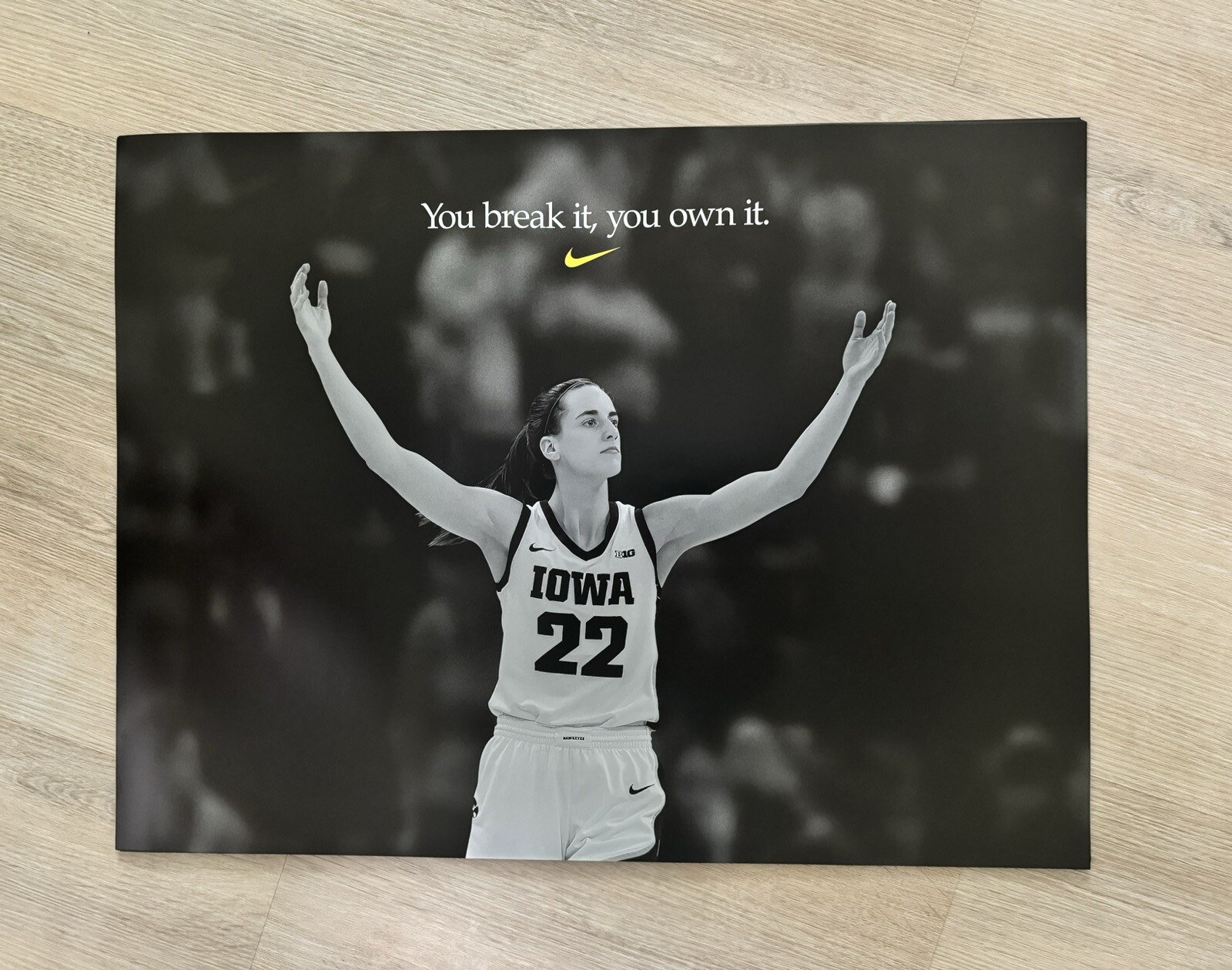 Caitlin Clark You Break It You Own It Poster, Caitlin Clark Poster sold ...