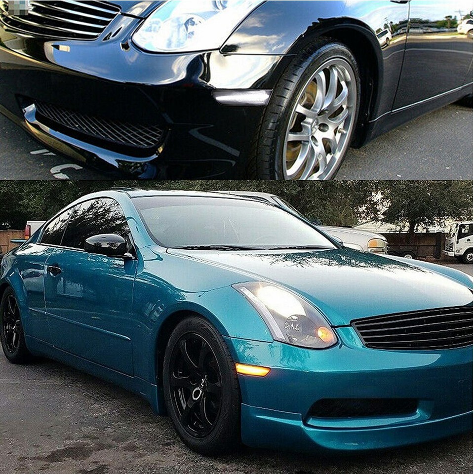 For Infiniti G35 Coupe 03-07 Sequential Switchback LED Side Marker ...
