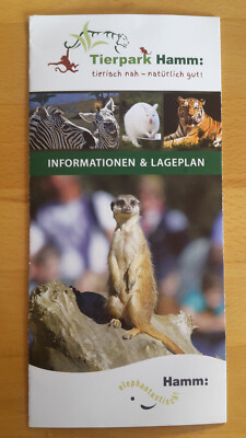Tierpark Hamm Flyer mit Lageplan | eBay.de