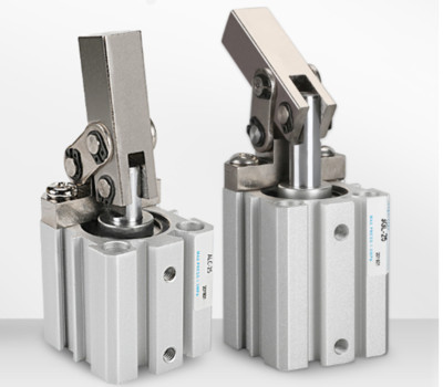New 1pc ALC-25 Double acting clamp arm lever pneumatic cylinder Without ...
