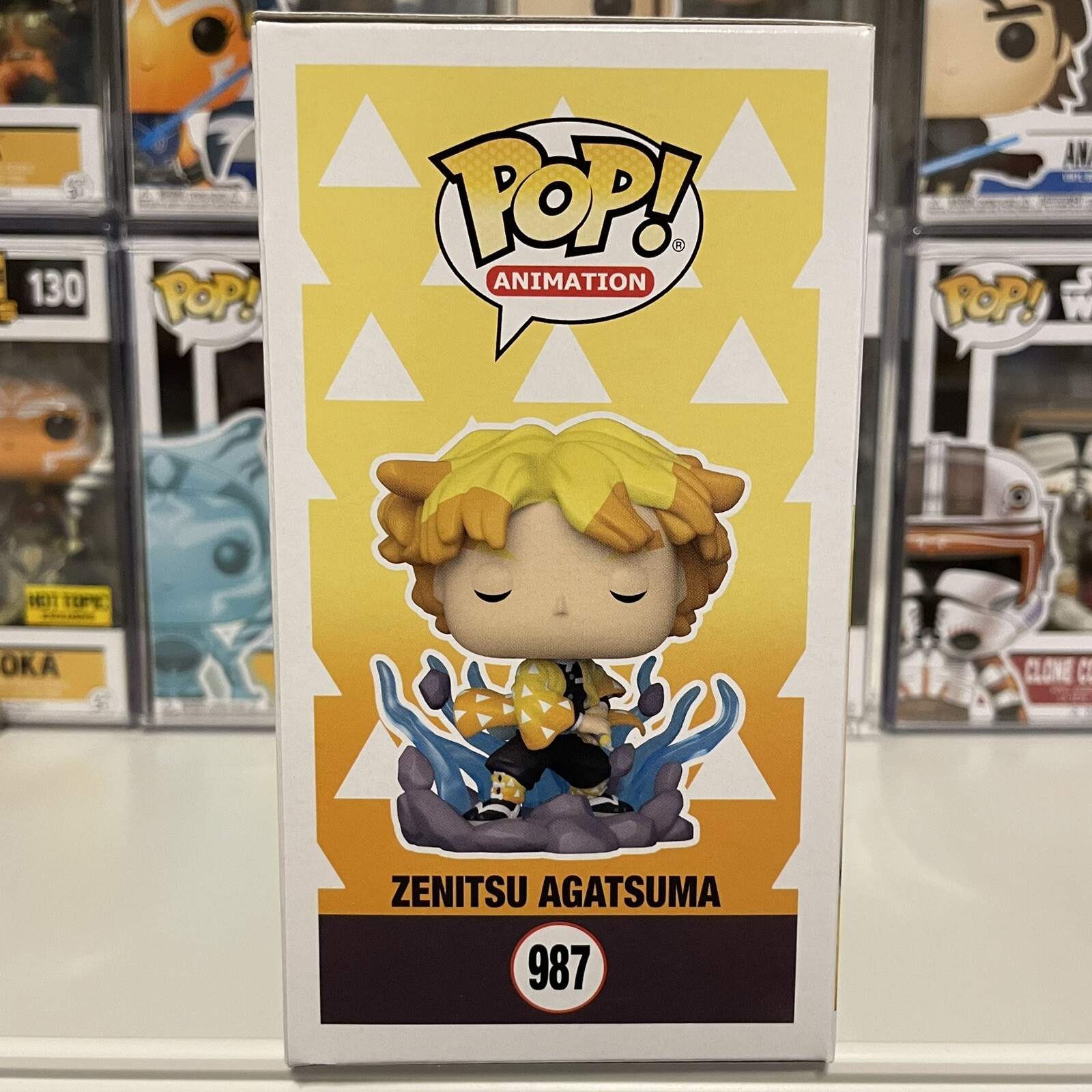 Funko Pop! Demon Slayer Zenitsu Agatsuma #987 Funimation 2021 Exclusive ...