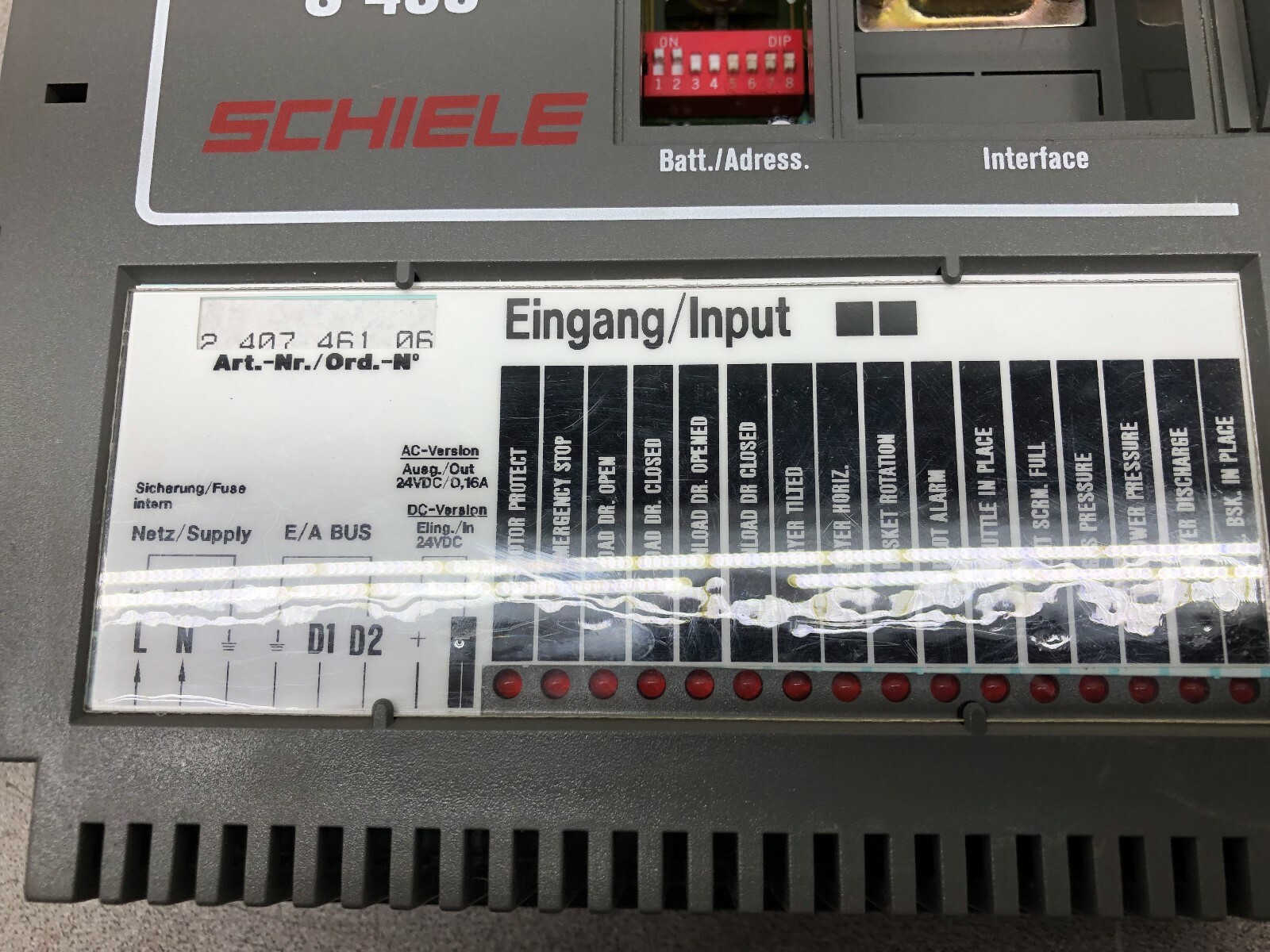 USED ABB SCHIELE SYSTRON S400 24VDC S400 LOGIC CONTROL 2.407,461.06 | eBay