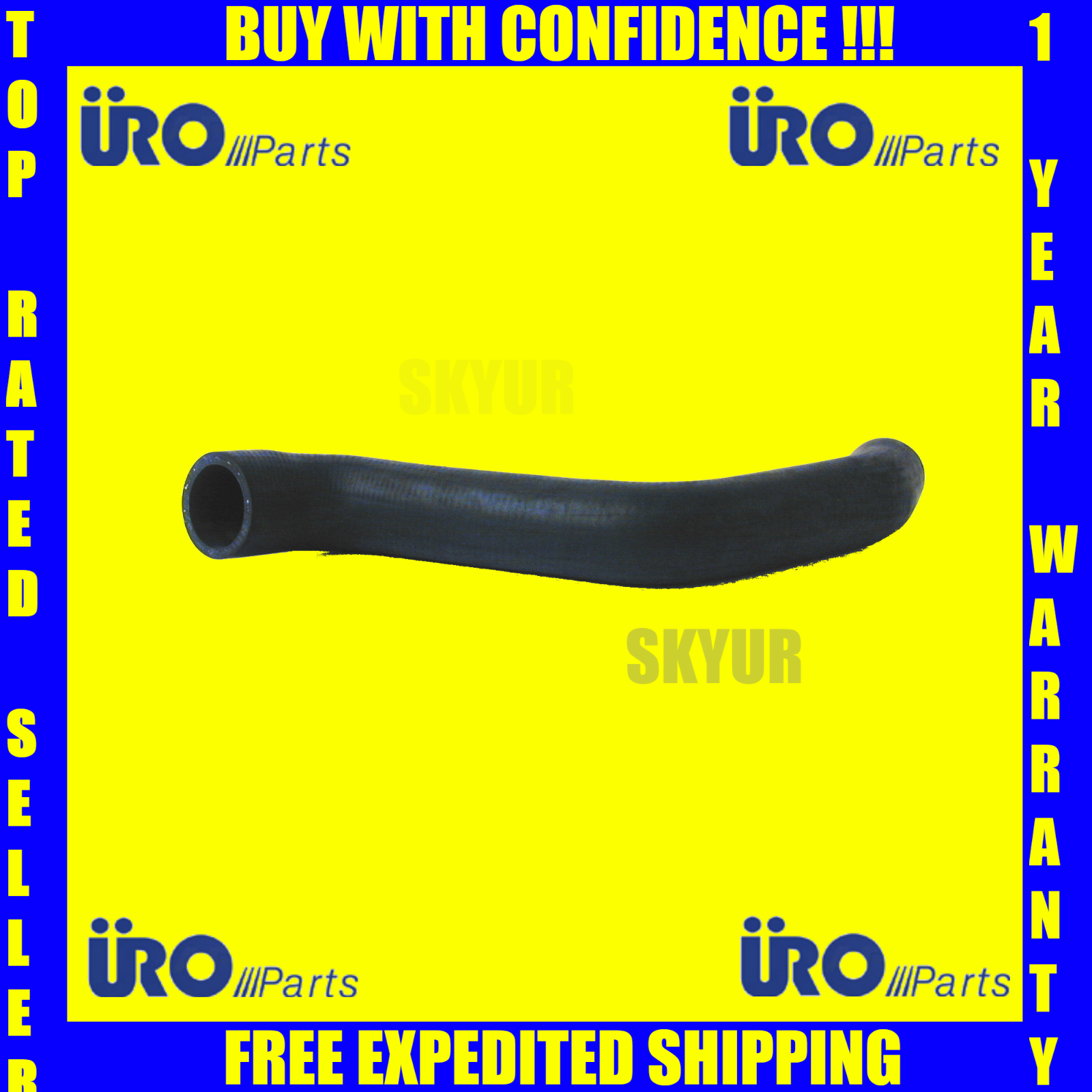 Mercedes R107 Radiator Upper Cooling Hose 450SL 4150SLC URO 1165013482 ...