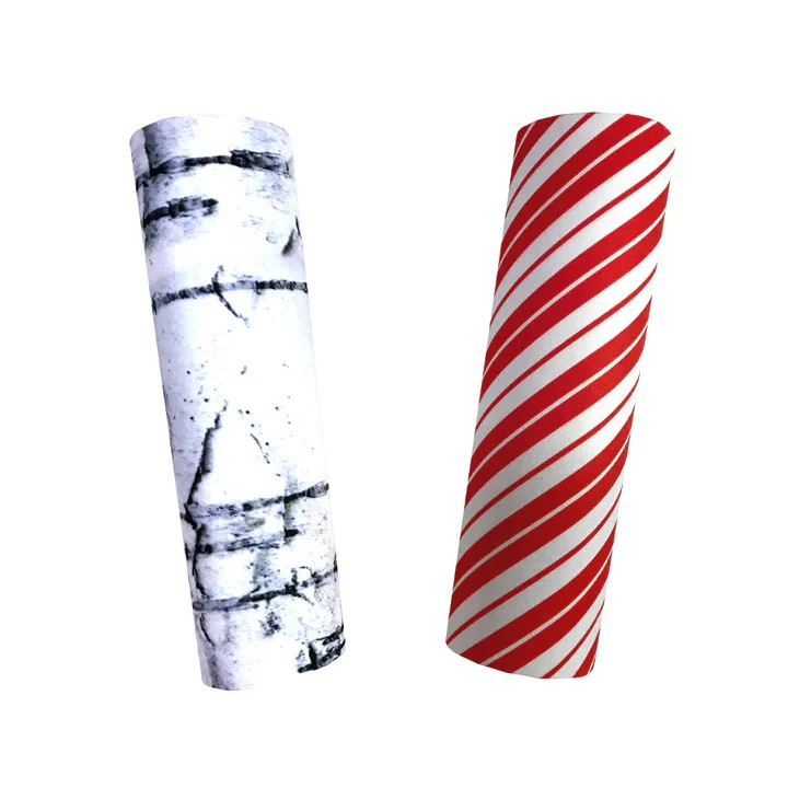 The Christmas Tree Hugger~Tree Pole Wrap Double Sided White Birch or ...