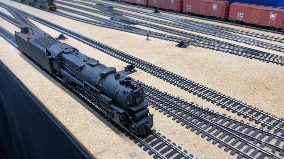 BROADWAY LIMITED 009 PENNSYLVANIA PRR M1B #6716 4-8-2 WEATHERED HO ...