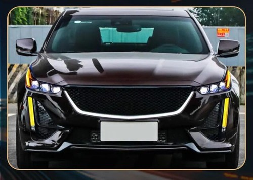 Full LED Headlights For Cadillac CT5 2020-2024 Sequential Front Lamps ...
