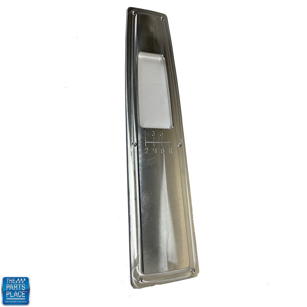 68-72 Chevelle 6 Speed Console Top Plate Reverse Down Billet Aluminum ...