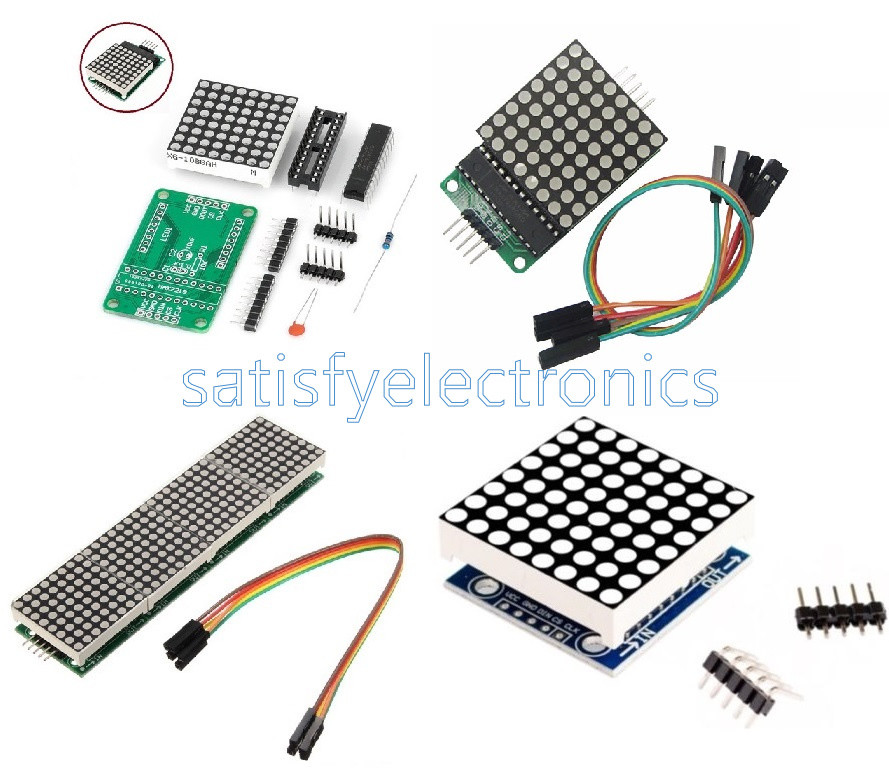 MAX7219 8x8 LED Punkt Matrix Modul Dot Matrix Module for Arduino ...