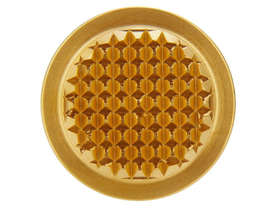 Recoil Spring Plug for 1911, 5" Gold (TiN), Serated Pattern Engraved ...